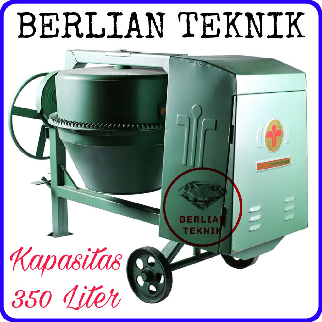 Jual Beton Molen Concrete Mixer Semen TRINDO 350 Liter lengkap Mesin | Shopee Indonesia