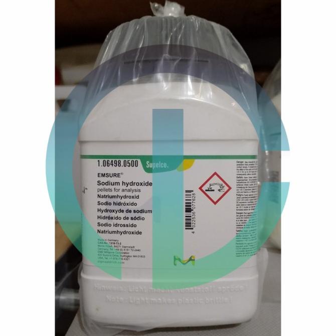 Jual Natrium Hidroksida / Sodium Hydroxide / NaOH 1kg Merck 106498 ...