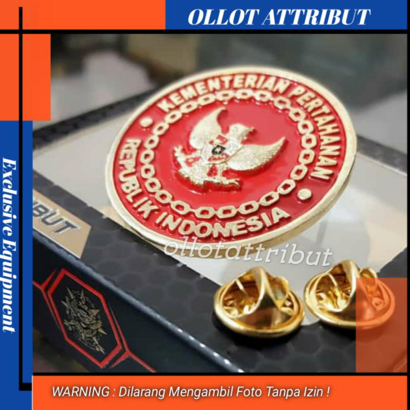 Jual EMBLEM BARET KEMHAN TERBARU | PIN KEMHAN PERTAHANAN RI | Shopee ...