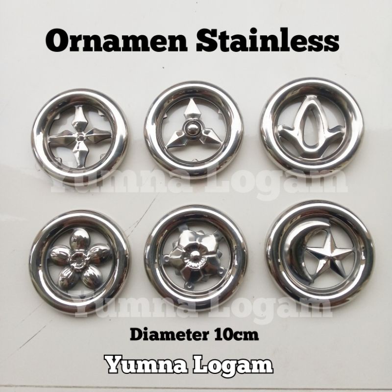 Jual Ring gelang 10cm ornamen stainless aksesoris pagar besi teralis ...