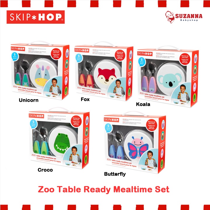 Jual Skip Hop Zoo Table Ready MealTime Set | Shopee Indonesia
