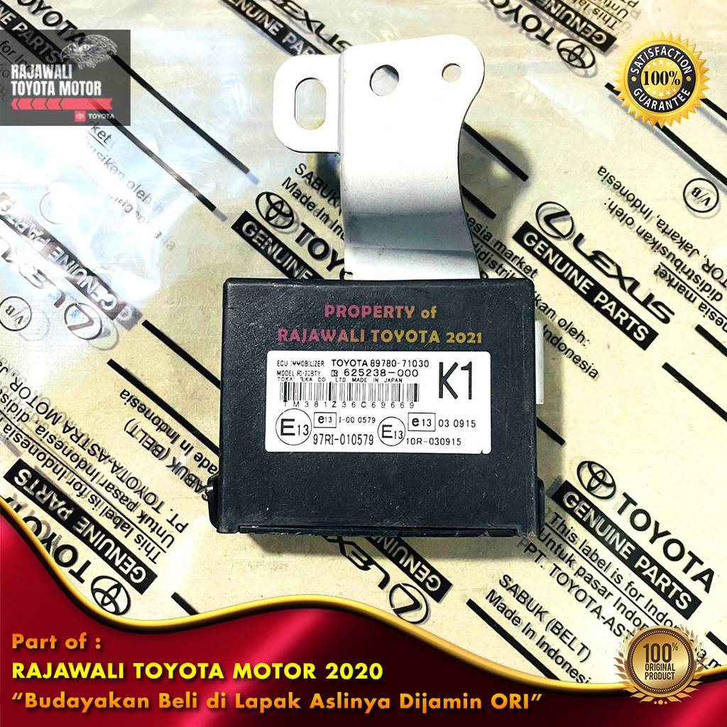 Jual Modul Ecu Immobilizer K1 Fortuner, Innova & Hilux 2005-2016 ...