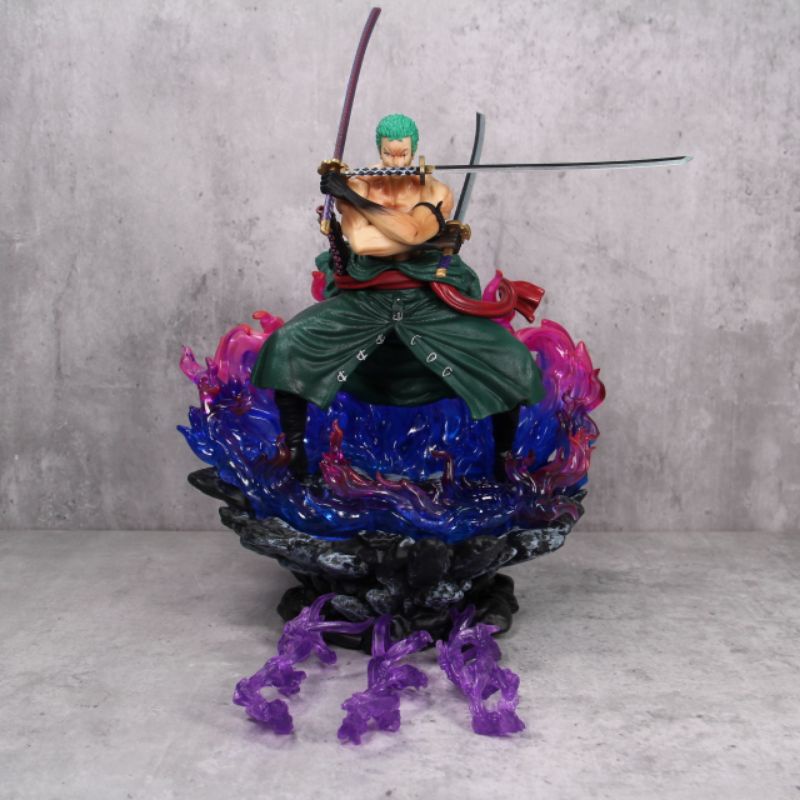 Jual Action Figure One Piece Roronoa Zoro Jurus 3 Pedang Ashura Bakkei ...