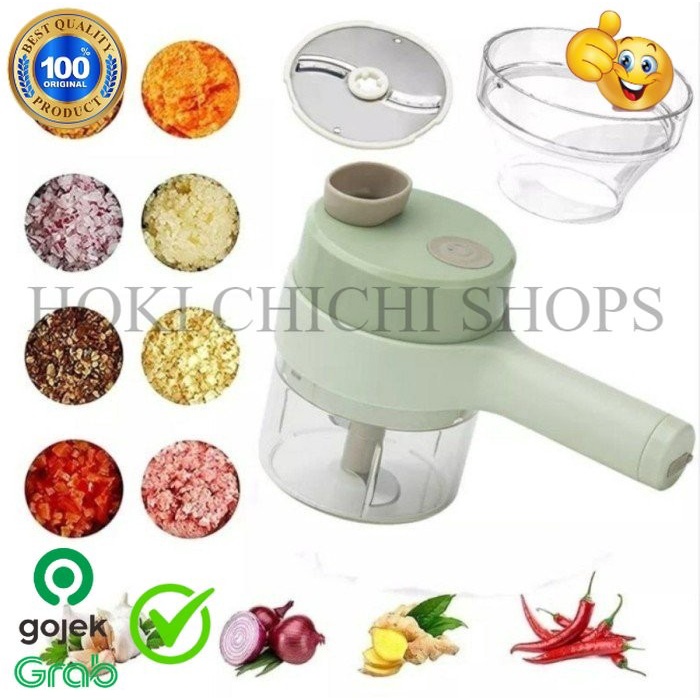 Jual MAGIC WIRELESS VEGETABLE CUTTER 4 IN 1 ORIGINAL CC | Shopee Indonesia