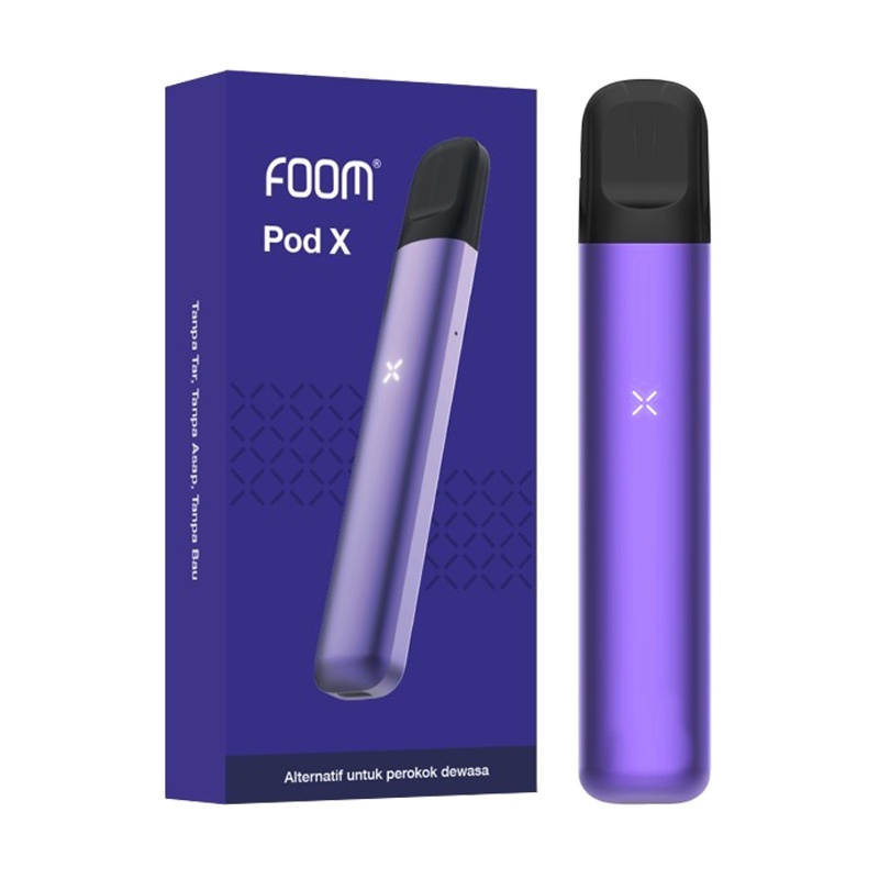 Jual FOOM Pod X Starter Kit - WILD PURPLE [Authentic] | Shopee Indonesia