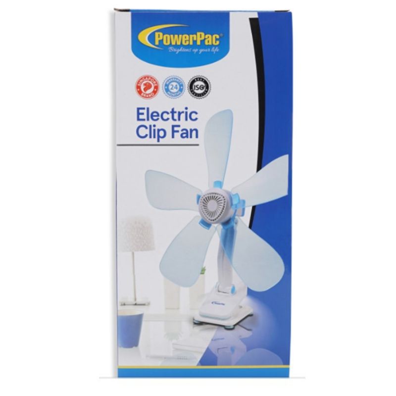Jual Powerpac Electric Clip Fan with silent motor | Shopee Indonesia