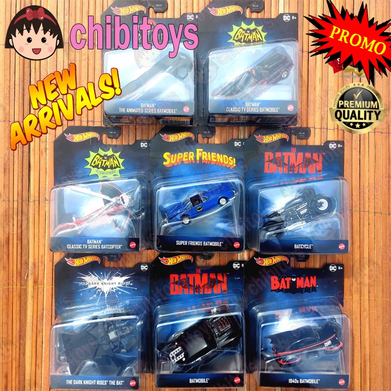 Jual HOTWHEELS SKALA 1:50 BATMAN BATMOBILE 2022 SET 8 PCS - THE DARK ...