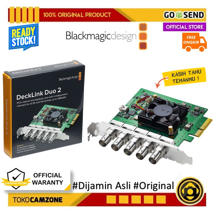 Jual Blackmagic Design DeckLink Duo 2 - GARANSI RESMI | Shopee Indonesia