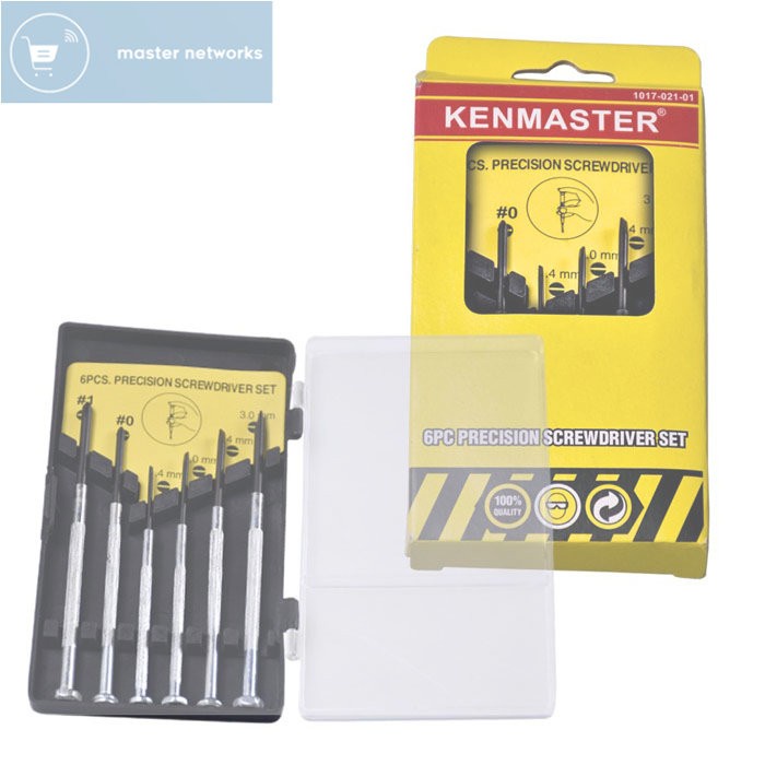 Jual Kenmaster Obeng Jam 6 Pcs Mini Screwdriver Set | Shopee Indonesia