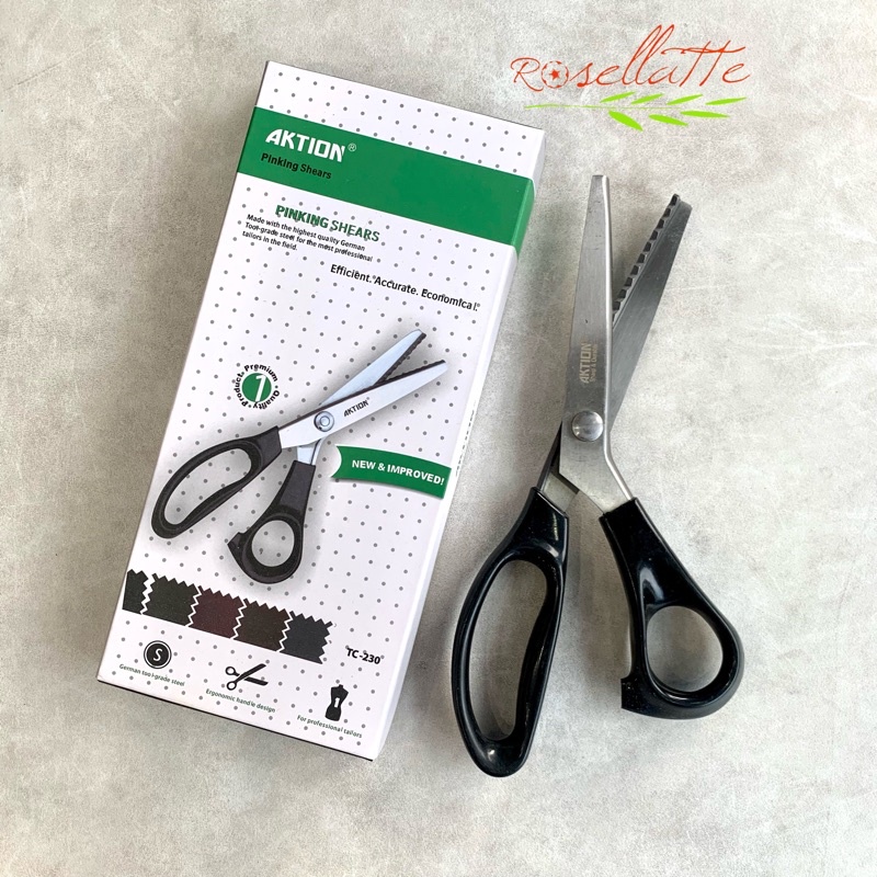 Jual GUNTING KAIN GERIGI ZIG ZAG AKTION | Shopee Indonesia