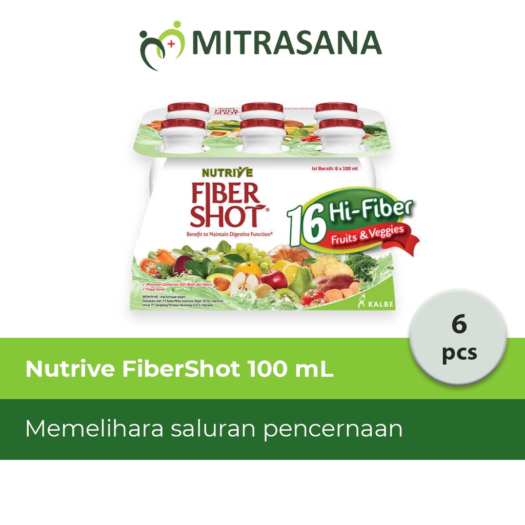 Jual Nutrive Fibershot - 6X100 Ml - Membantu Memelihara Saluran ...