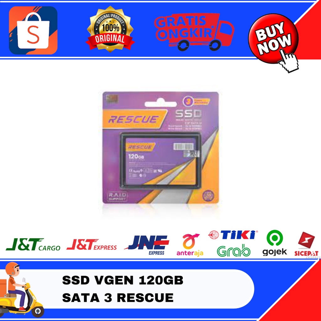 Jual SSD VGEN 120GB SATA 3 RESCUE | Shopee Indonesia