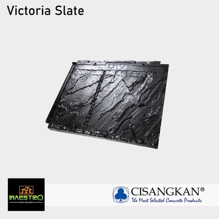 Jual Genteng Beton Cisangkan Type Victoria Slate - Hitam | Shopee Indonesia