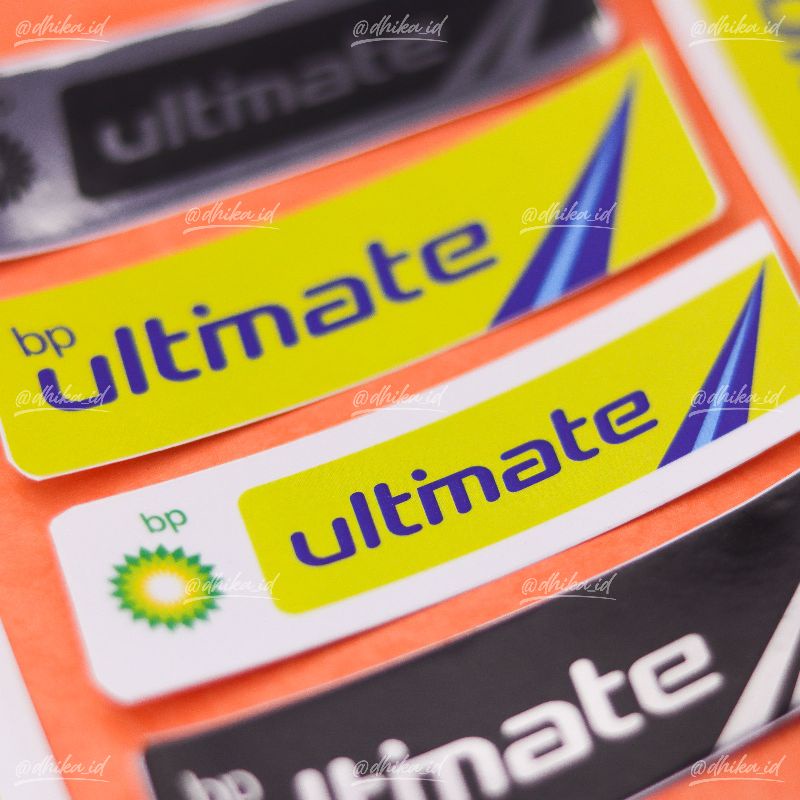 Jual Stiker Sticker Bensin Fuel Tanki Mobil Motor Octane BP Ultimate ...
