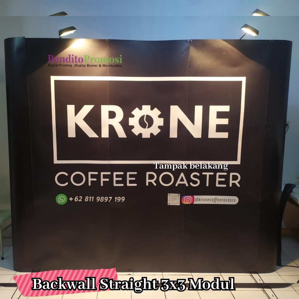 Jual Backwall Portable Lurus/Lengkung, Backdrop Pameran, Bendito ...