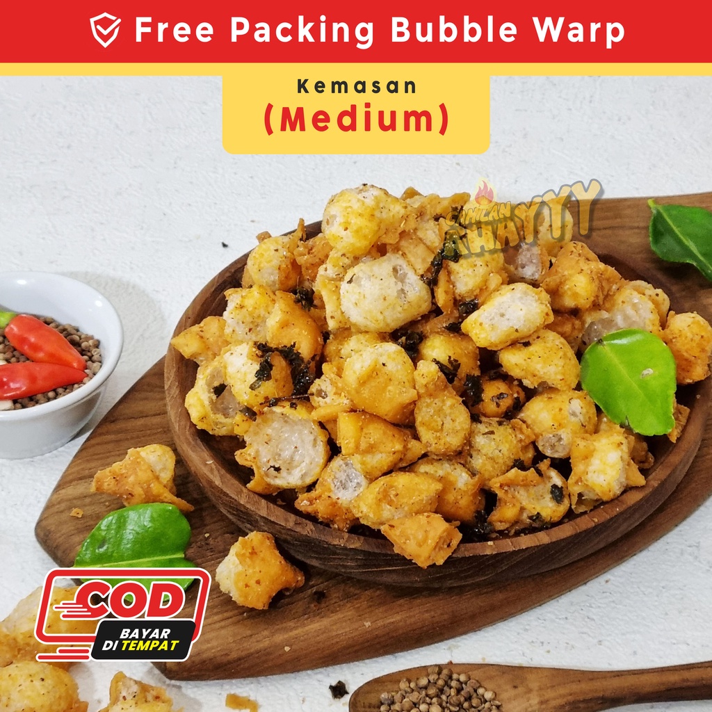 Jual Siomay Kering PEDAS Camilan ukuran M (Medium) Snack / Cemilan ...