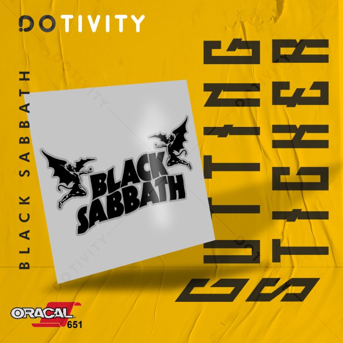 Jual Cutting Sticker BLACK SABBATH V3 | Shopee Indonesia