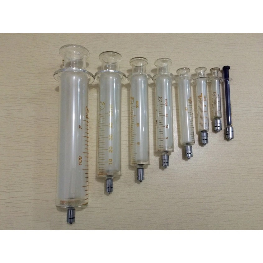 Jual Syringe Spuit Metal Glass - Syringe | Shopee Indonesia