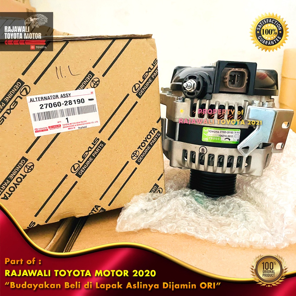 Jual Altenator Dinamo Ampere Harrier 2003-2012 ACU30 & ACU35 2400CC ...