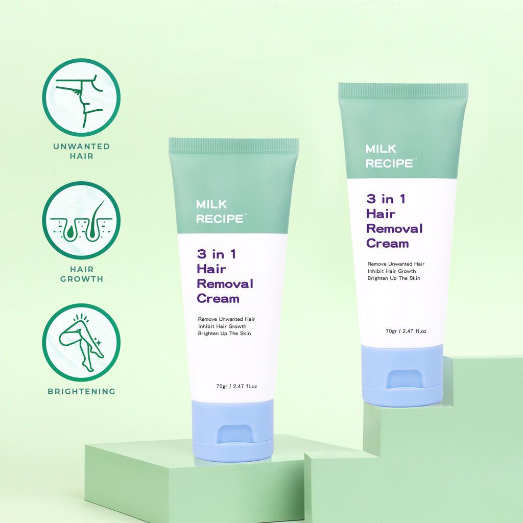 Jual Milk recipe 4in1 hair removal cream perontok penghilang bulu ...