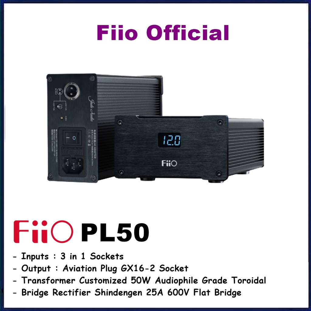 Jual Fiio PL50 PL 50 Low Noise Regulated Linear Power Supply PSU Fiio PL50 | Shopee Indonesia