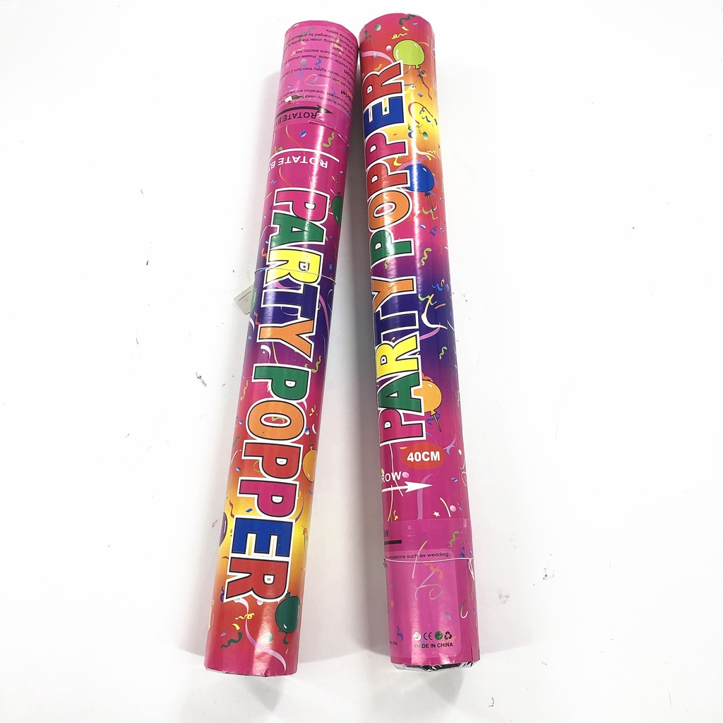 Jual Confetti Popper Party Poper Semburan Kertas Converty 30cm | Shopee ...