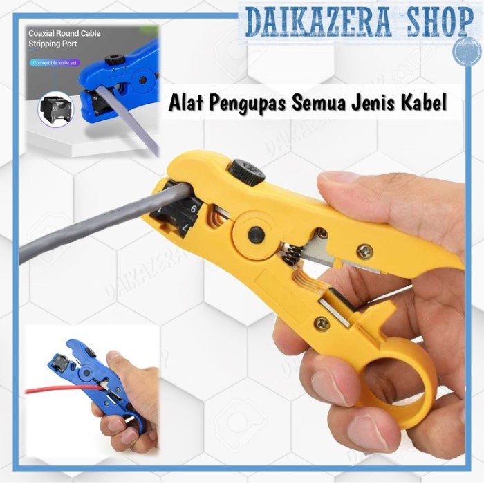 Jual Tang Alat Pengupas Kabel Coaxial Lan Listrik Antena | Shopee Indonesia