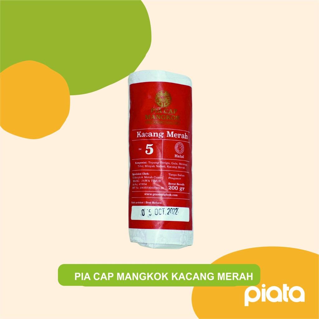 Jual Pia Cap Mangkok Khas Malang Isi 5 Durian,Keju,Cokelat,Kacang Merah ...