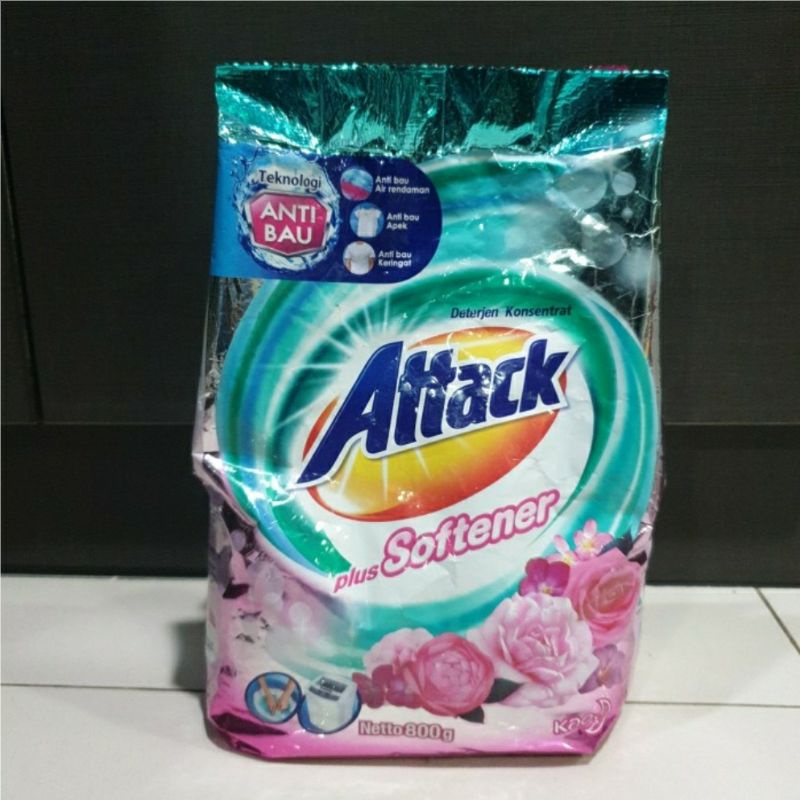 Jual Attack Plus Softener Deterjen Bubuk Konsentrat 800gr | Shopee Indonesia