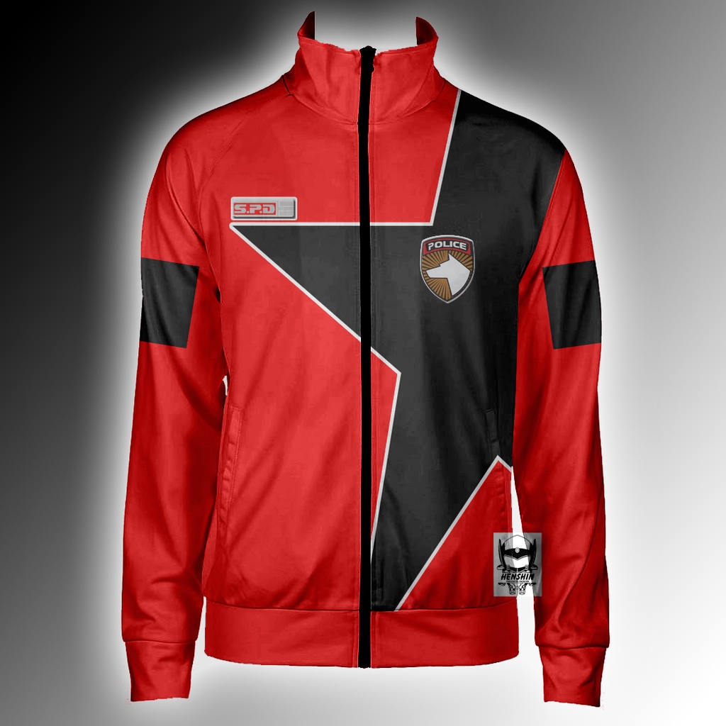 Jual Jaket Terlaris Jaket Turtle Neck Jaket Dekaranger SPD Fire Squad ...