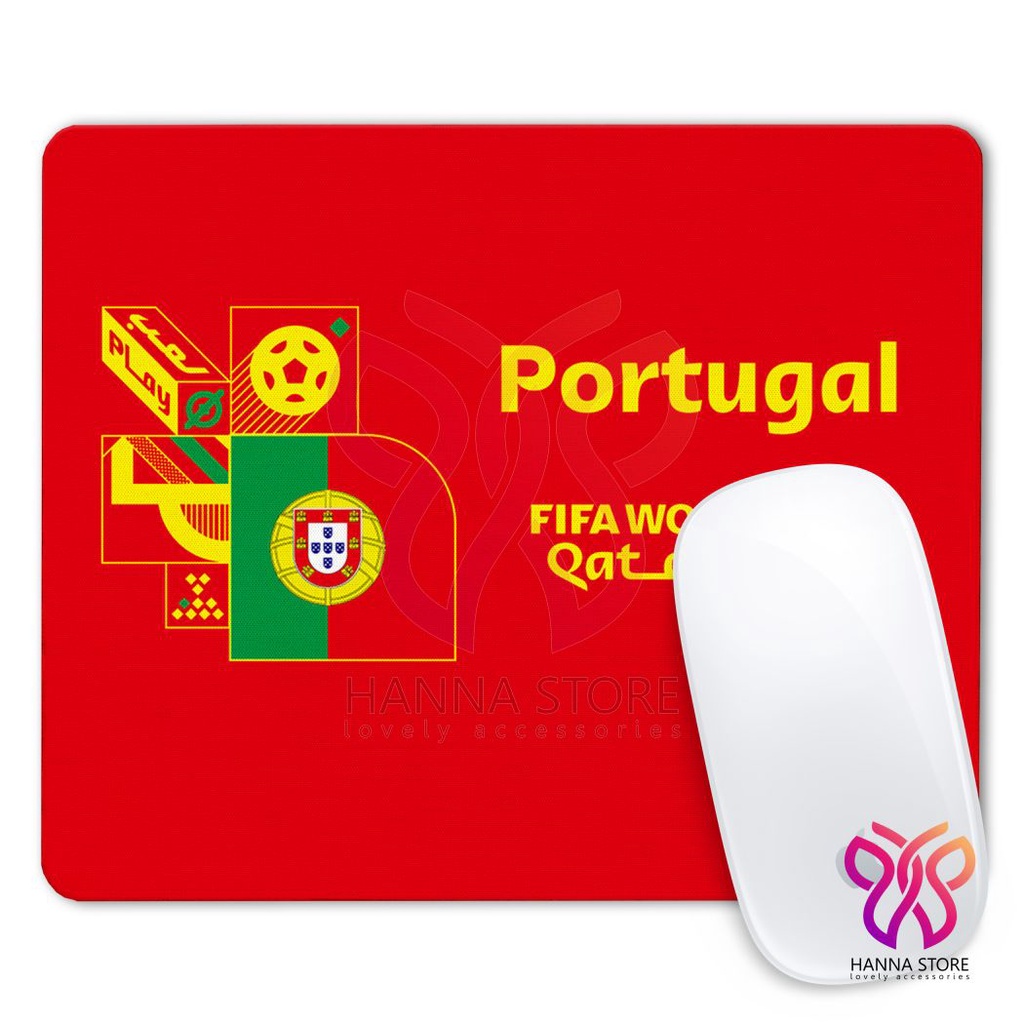 Jual Mouse Pad Alas Piala Dunia World Cup 2022 Portugal | Shopee Indonesia