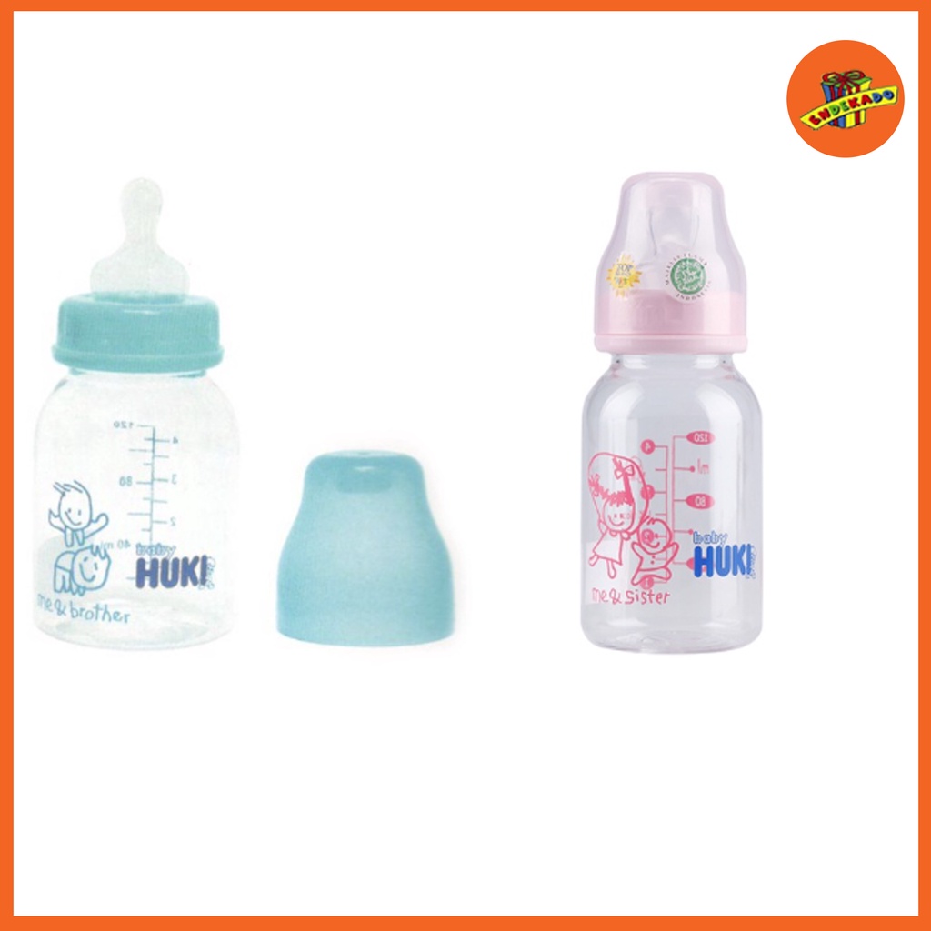 Jual BABY HUKI ROUND BOTTLE 4Oz 120ml - Botol Susu Bayi 120ml | Shopee ...
