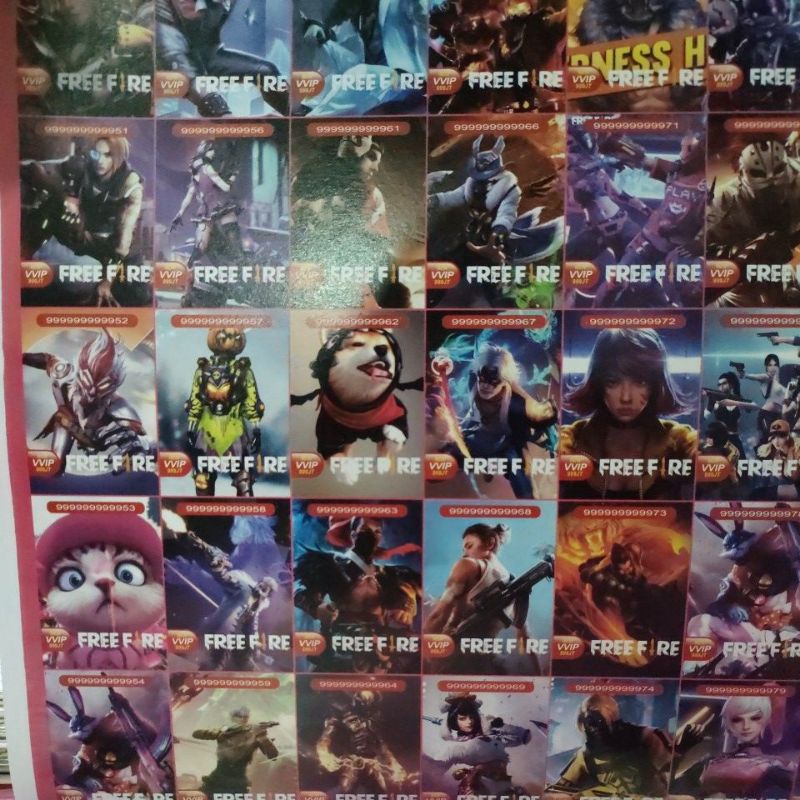 Jual mainan gambar papan free fire | Shopee Indonesia