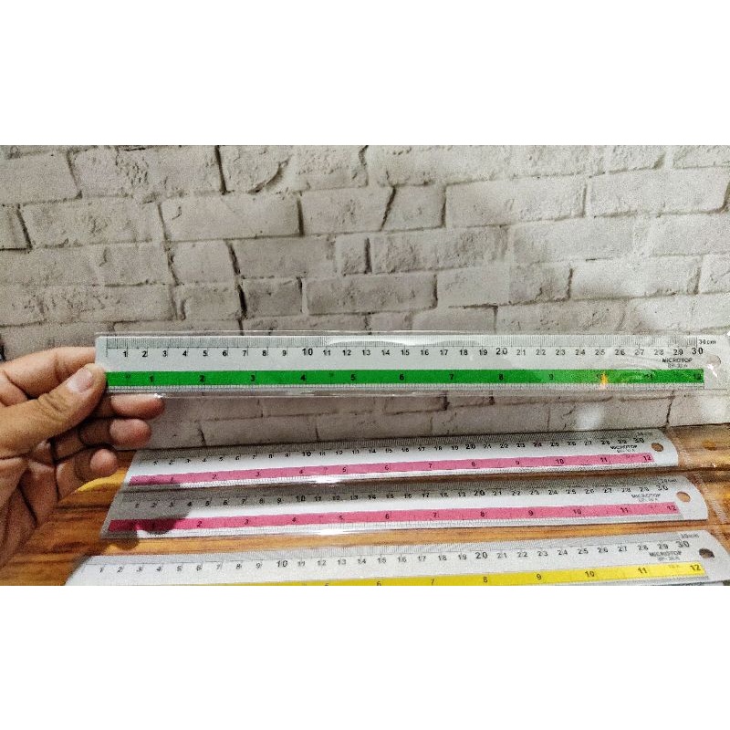 Jual Penggaris 30cm Aluminum (1pcs) | Shopee Indonesia