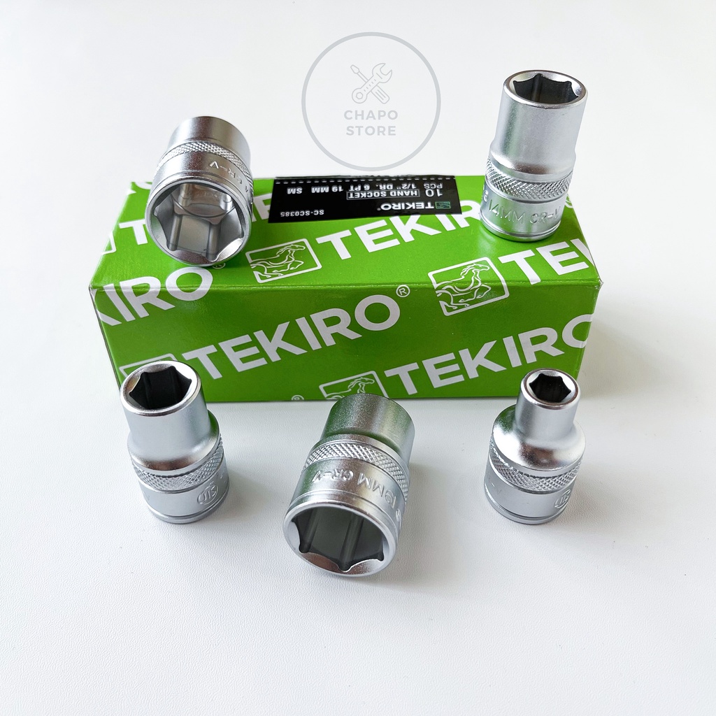 Jual Tekiro mata kunci sok sock shock socket 1/2" inch 6PT 12PT 8 - 32 MM | Shopee Indonesia
