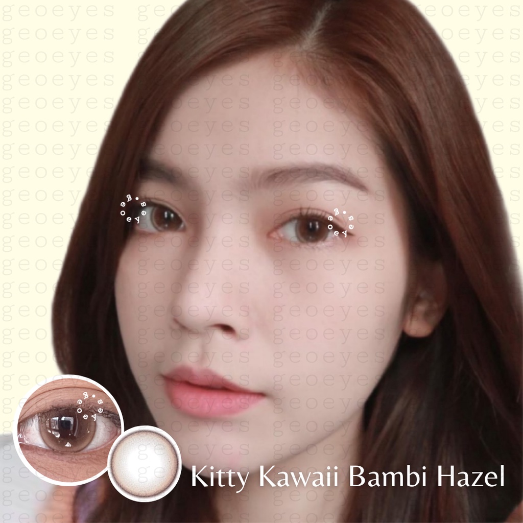 Jual Softlens Kitty Kawaii Bambi - Soflens Warna Gray Brown dan Hazel ...