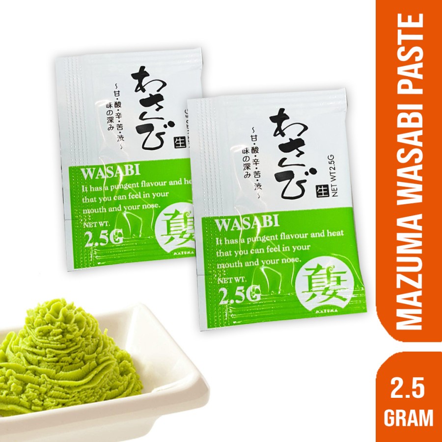 Jual Wasabi Paste Sachet | Wasabi Sachet Halal 2.5gr | Shopee Indonesia