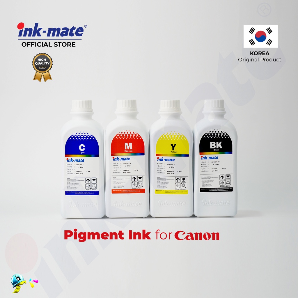 Jual Tinta Canon Pigment Inkmate 1 SET (CMYK) | Shopee Indonesia