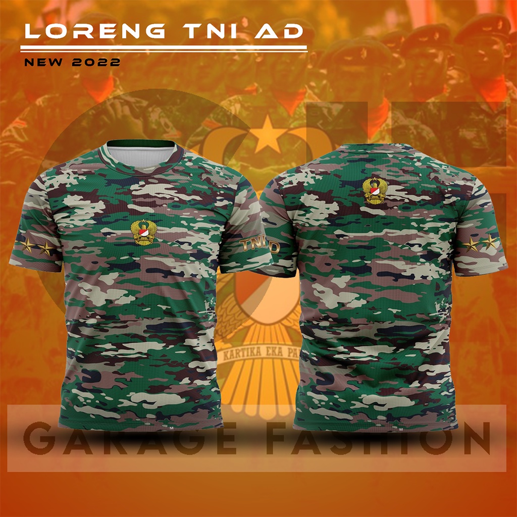 Jual Jersey Kasad New 2023 / Baju loreng Kasad / Baju Kasad terbaru 2023/ Baju Loreng TNI AD ...