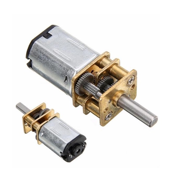 Jual 600RPM Mini Metal Gear Motor DC N20 gearbox 6V 12V DIY Arduino Robotic | Shopee Indonesia