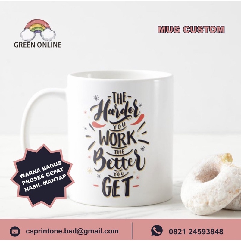 Jual MUG CUSTOM | FREE DESIGN | Shopee Indonesia