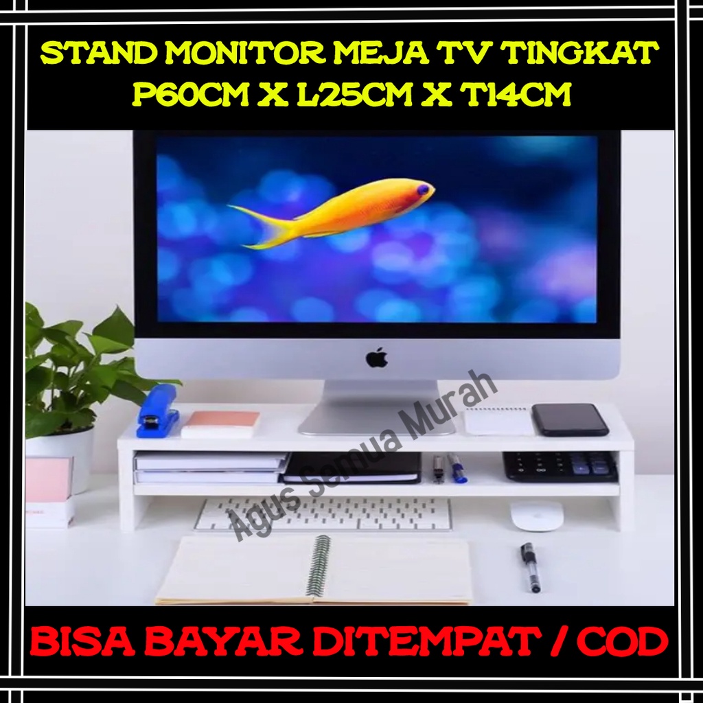 Jual Stand Monitor Rak Meja Laptop Dudukan Alas Tatakan Layar Tv ...
