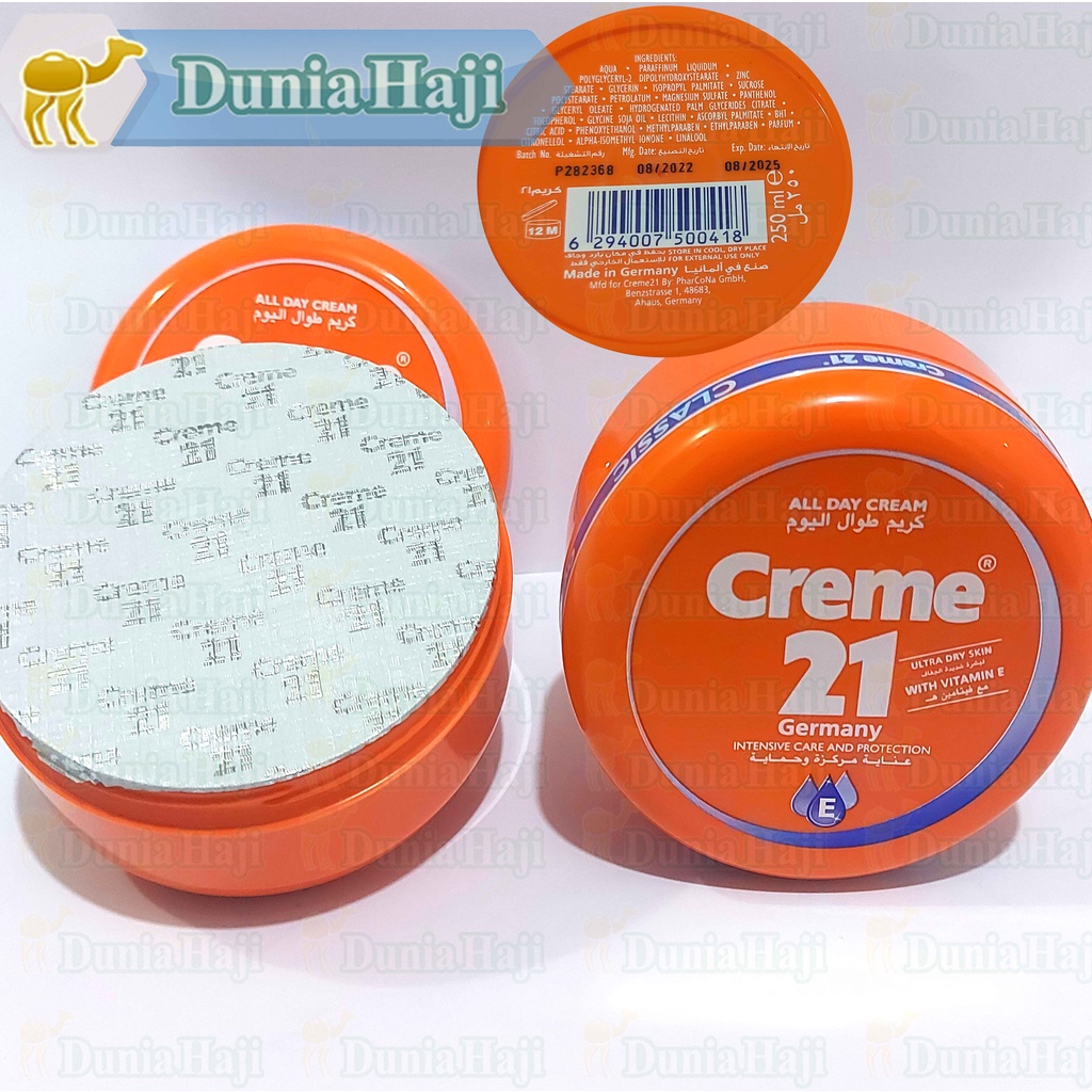Jual Creme Cream 21 150ml Vit E /pcs Krim Pelembab Arab All Day Cream ...