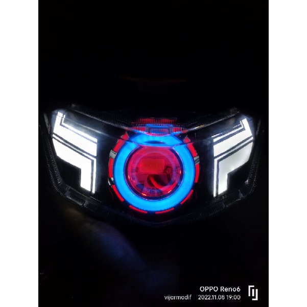 Jual proji beat deluxe/headlamp beat LED 2020-2022/reflektor beat ...