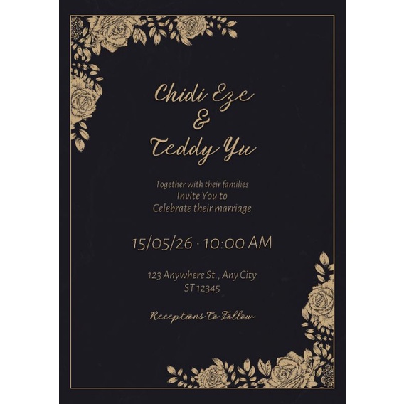 Jual jasa edit foto undangan pernikahan online murah, bikin undangan ...