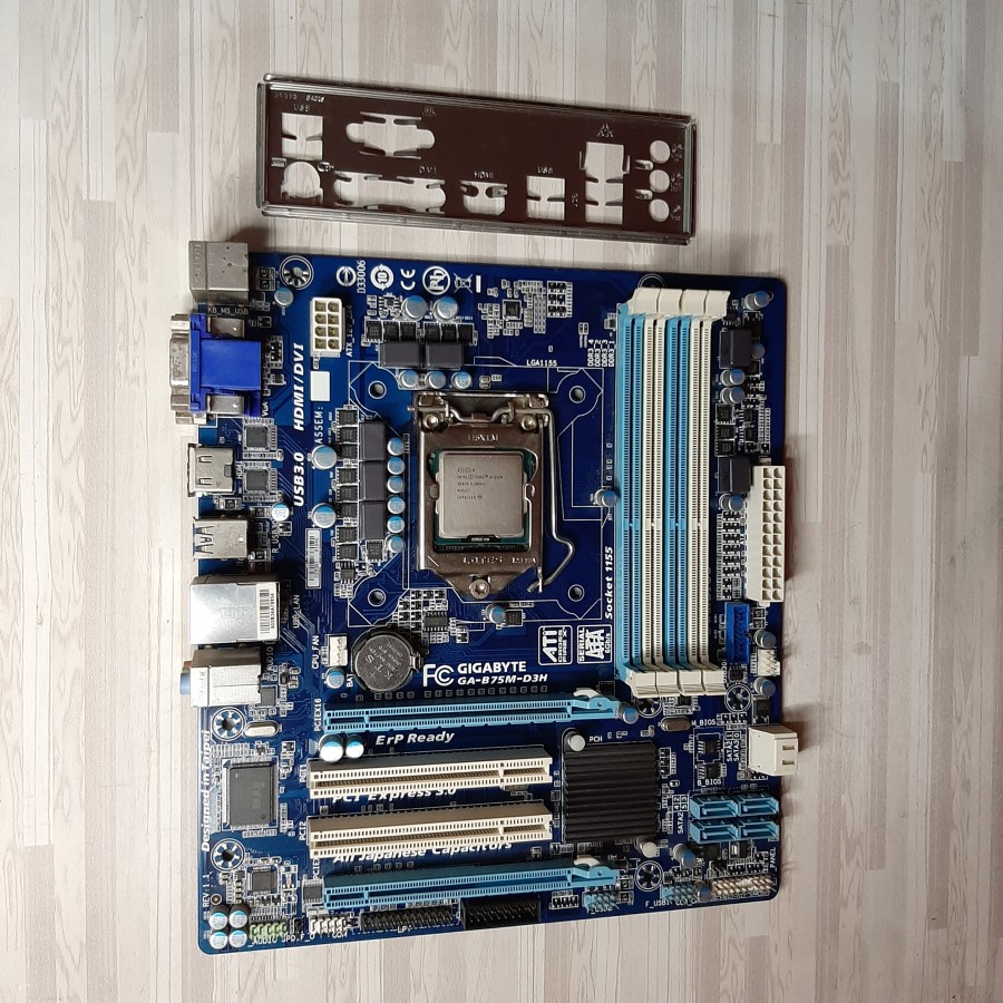 Jual Mainboard Gigabyte B75 + Processor i5 3470 | Shopee Indonesia