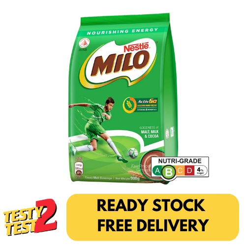 Jual Milo Chocolate Malt Drink Powder with Milk - Regular 900g | Shopee ...