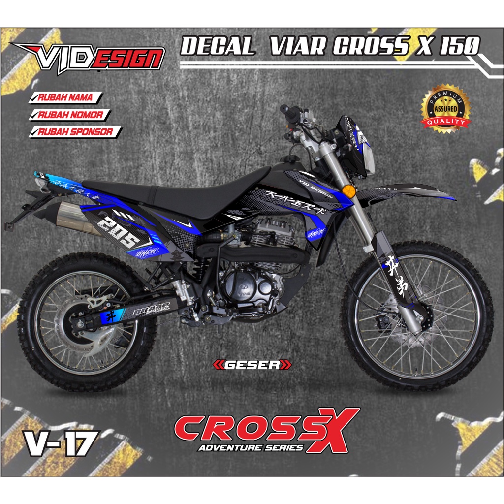 Jual Stiker Decal Viar 150 Variasi otomotif Laminasi Full Body | Shopee ...