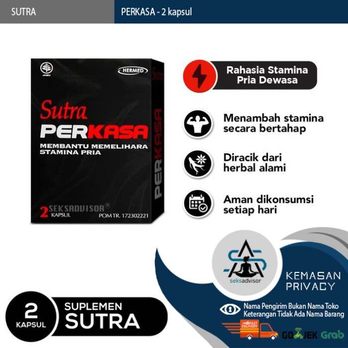 Jual SUTRA PERKASA - 2 KAPSUL SUPLEMEN VITAMIN PRIA MANJUR | Shopee ...