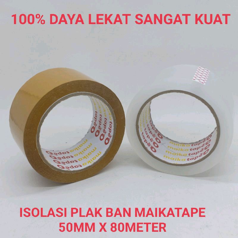 Jual Isolasi/ plak ban 2" daya lekat sangat kuat merk Maikatape ...